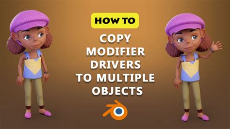 Copy Modifier Drivers To Multiple Objects In Blender BlenderNation Bazaar