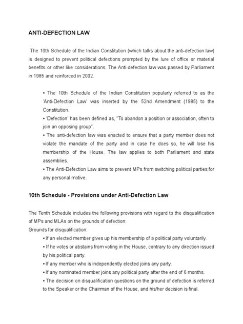 Constitutional Law Notes Pdf