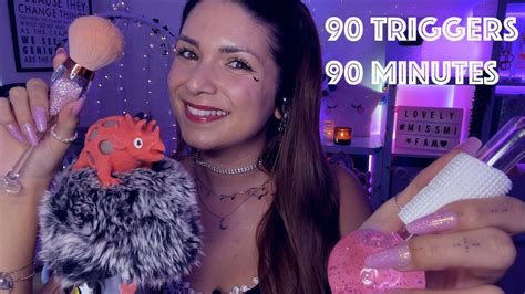 ASMR 90 Triggers In 90 Minutes 900k Special YouTube