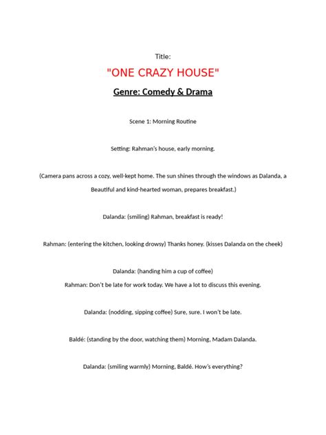 Crazy House Pdf