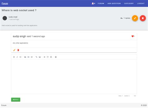GitHub Sudipsingh Forum Web App A Laravel Vue Js Realtime Single Page Application