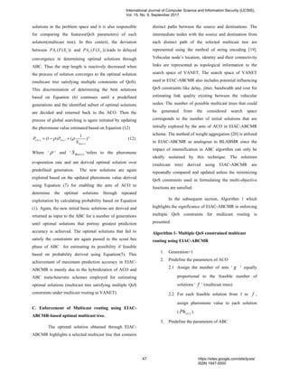 Enhanced And Integrated Ant Colony Artificial Bee Colony Based QOS