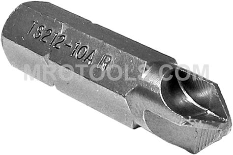 ZEPHYR TS212 10A 10 Torq Set Insert Bit 5 16 Hex Shank