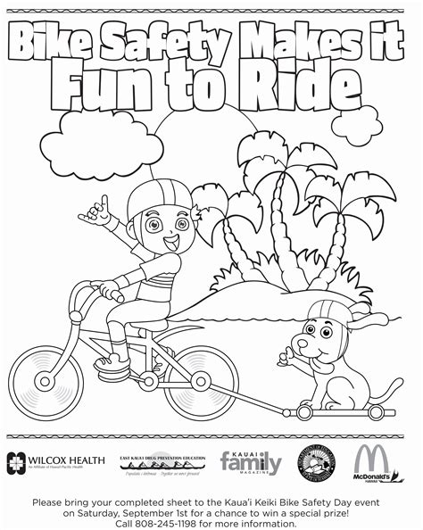 Water Safety Coloring Coloring Pages