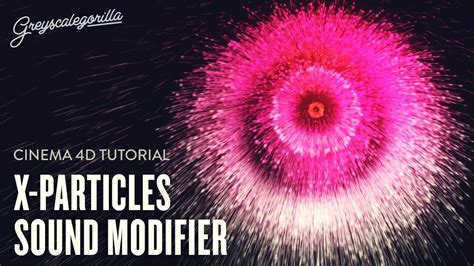 X Particles Tutorial Animate X Particles With The Sound Modifier