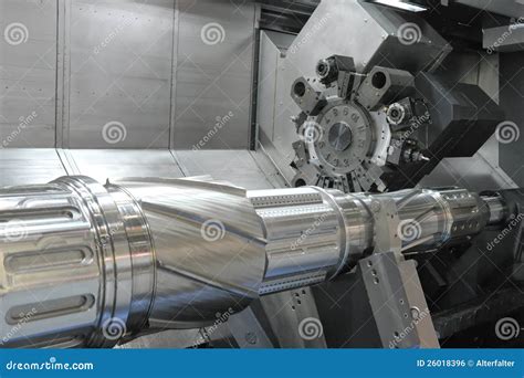 Lathe CNC Milling Stock Photo Image Of Engine Automation