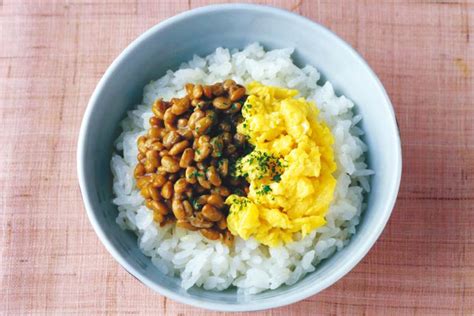 スクランブルエッグ納豆丼｜レシピ｜タカノフーズ株式会社