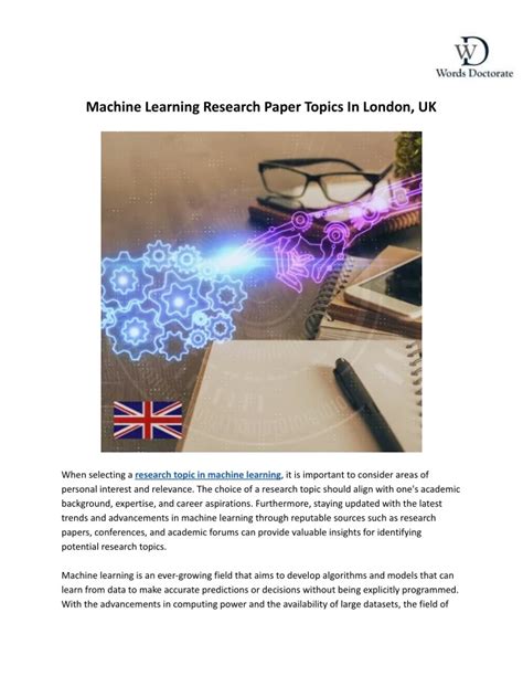 Ppt Machine Learning Research Paper Topics In London Uk Powerpoint