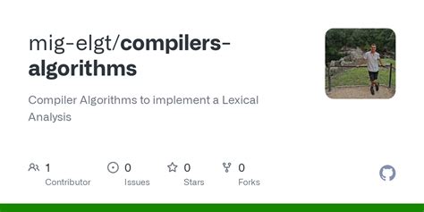Github Mig Elgtcompilers Algorithms Compiler Algorithms To Implement A Lexical Analysis