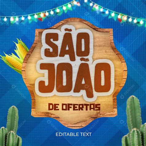 Selo 3d São João De Ofertas Para Composição Psd Download Designi