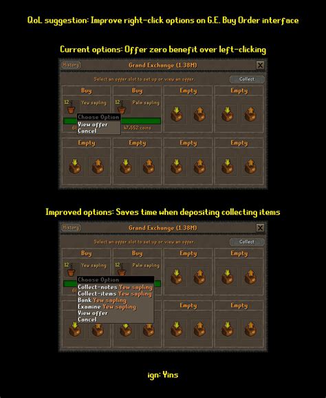 Qol Suggestion Improved Right Click Options On Ge Buy Order