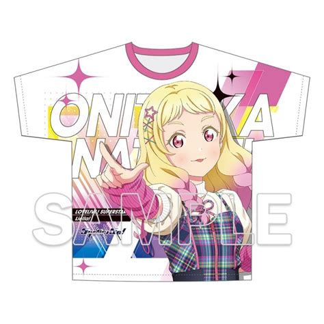 【グッズ Tシャツ】ラブライブ！スーパースター フルグラフィックtシャツ Ver心・技・体！極上大冒険 鬼塚 夏美 ゲーマーズ
