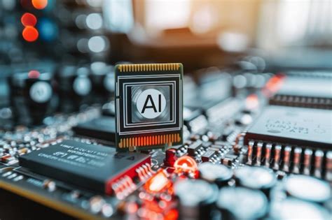 Ai Microchip On Circuit Board Modern Computing Digital Innovation