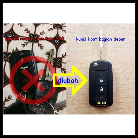 Toyota Avanza Veloz 3 Button Flip Key Folding Key Case Shopee Malaysia