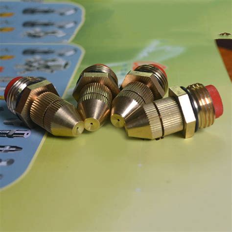 12 Adjustable Water Flow Brass Spray Misting Nozzles Garden Spray