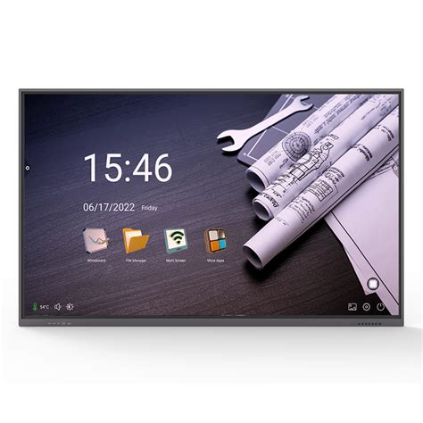 Education Teaching 75 Inch Interactive Flat Panel Displays Monitor For Classroom Touch Screen