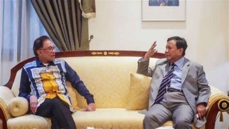 Menhan Prabowo Bertemu Anwar Ibrahim Ini Yang Dibicarakan