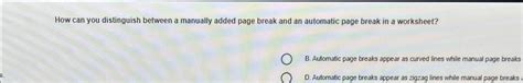 Solved How Can You Distinguish Between A Manually Added Page Chegg