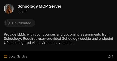 Schoology Mcp Server Mcp Servers · Lobehub