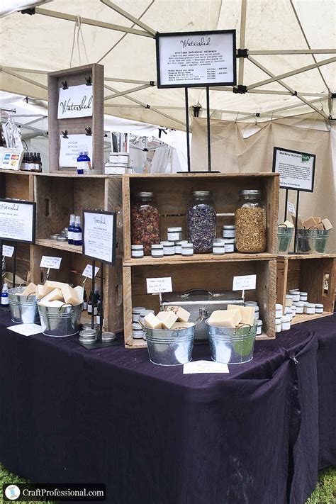 10 Product Display Table Ideas That Win Craft Show Customers
