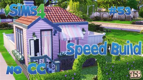 Los Sims 4speed Buildno Cc Ep53micro Casa Adorable Youtube