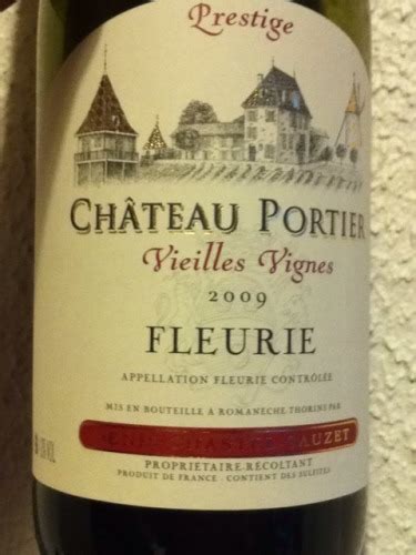 Château Portier Vieilles Vignes Prestige Fleurie Vivino Hong Kong