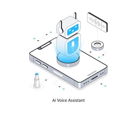 Premium Vector Ai Voice Assistant Isometric Stock Illustration Eps