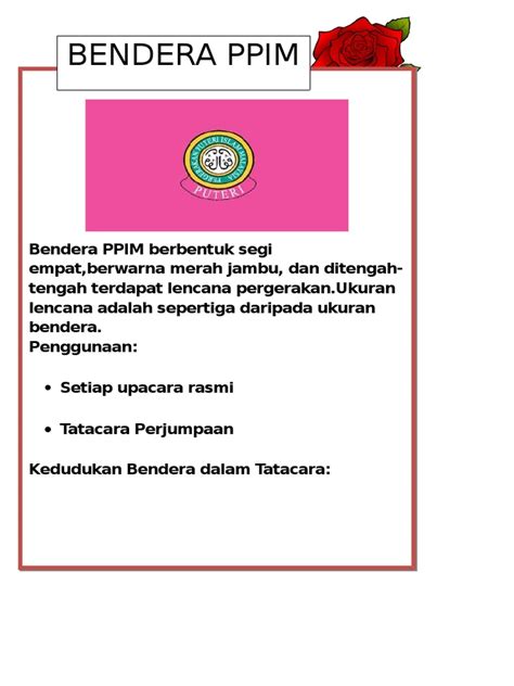 Bendera Ppim Pdf