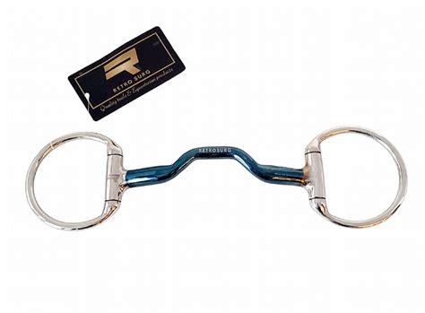 Eggbutt Sweet Iron Ported Snaffle Horse Bit Etsy