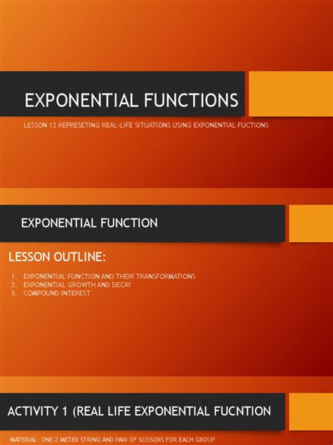 exponential functions 1 pdf exponential function function mathematics