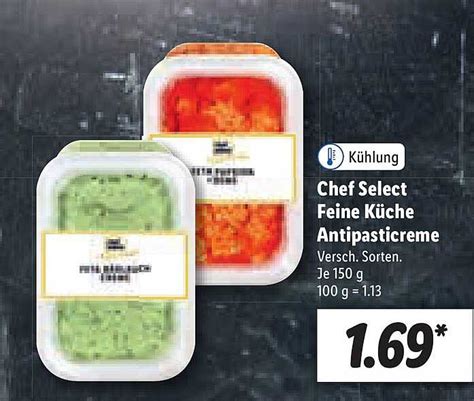 Chef Select Feine Küche Antipasticreme Angebot bei Lidl