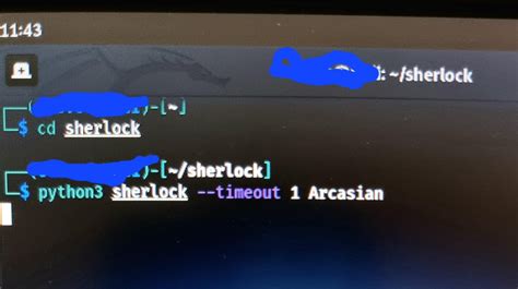 Im New And Need Help Sherlock Keeps Getting Stuck After The Command