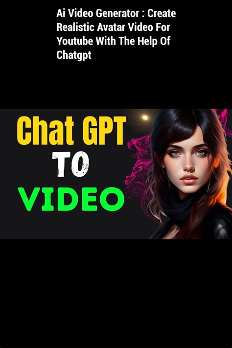 Ai Video Generator Create Realistic Avatar Video For Youtube With The