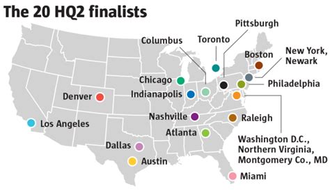 Where Amazon Hq2 Cities Rank Compared To Denver And Where We Fall Short