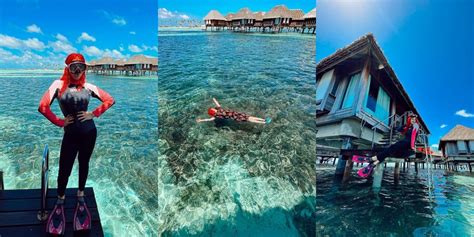 10 Potret Tasya Farasya Liburan Ke Maldives Banjir Pujian Karena Tak