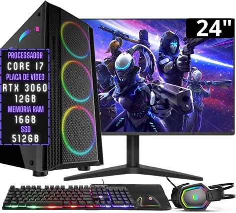 PC Gamer Completo 3green Hunter Intel Core I7 16GB RAM Geforce RTX