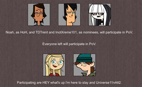 Big Brother Total Drama Wiki Season 1 Week 6 Fandom