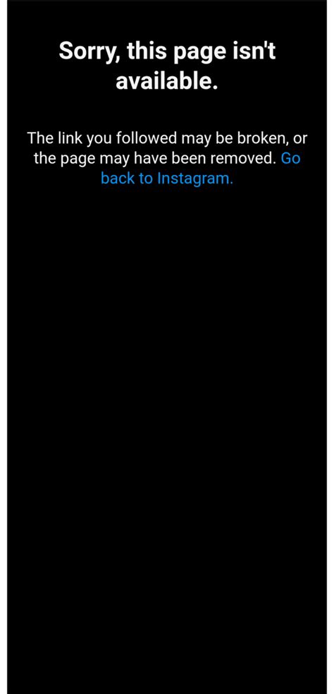 sorry this page isn t available r instagram