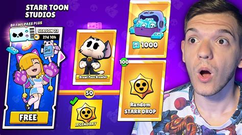 AM DEBLOCAT NOUL BRAWL PASS PLUS CU O ZI MAI DEVREME YouTube