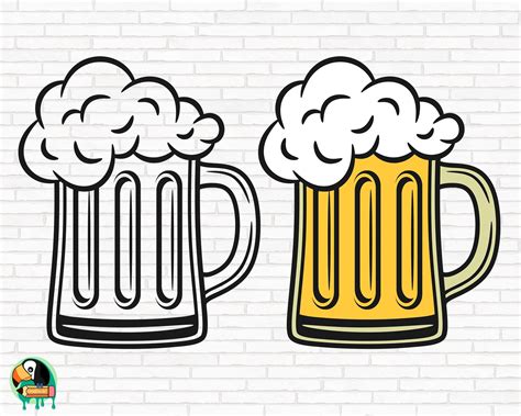 Beer Mug SVG Beer Glass Svg Drinking Dad Svg Alcohol Svg Etsy Canada