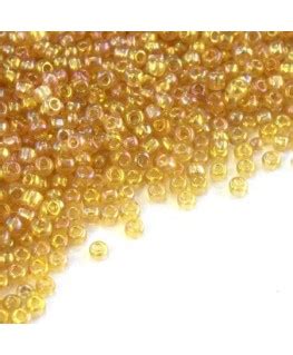 Perles de rocailles 2mm doré irisé AB 15g