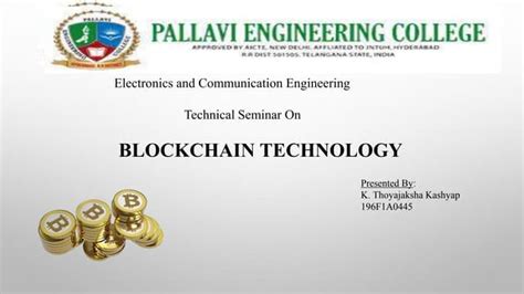 Technical Seminar Blockchainpptx Internet Computing