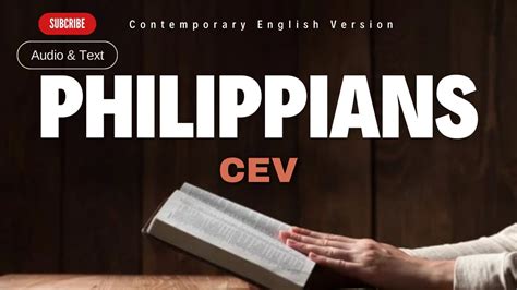 Audio Bible Philippians Contemporary English Version With Text Youtube