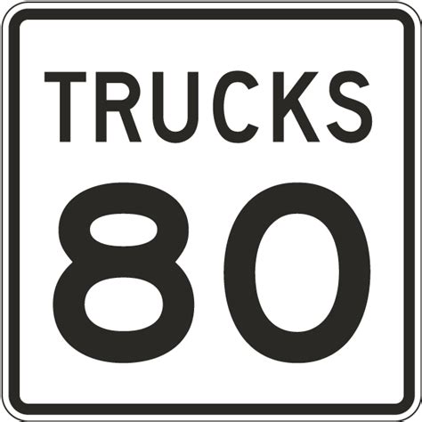 Trucks 80 Mph Speed Limit Sign Save 10 Online