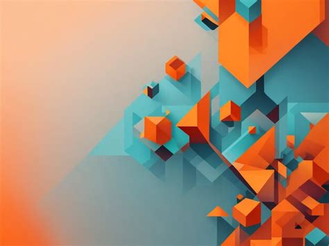 Premium Photo Overlapping Design With Triangles Background