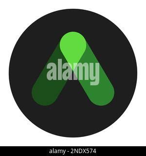 Anchor Protocol ANC Token Symbol Cryptocurrency Logo Coin Icon Isolated