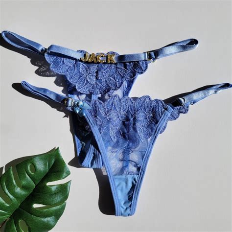 Personalized Thong Custom G String Sexy Lingerie Anniversary Gift For Him Her Couple Gift Etsy