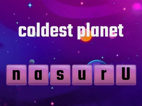 Space Anagram