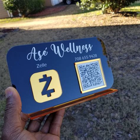 Zelle Qr Code Sign Cashapp Qr Code Sign Venmo Qr Code Sign Etsy Israel