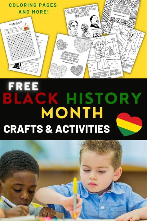 Free Black History Month Crafts And Activities For Preschool Artofit